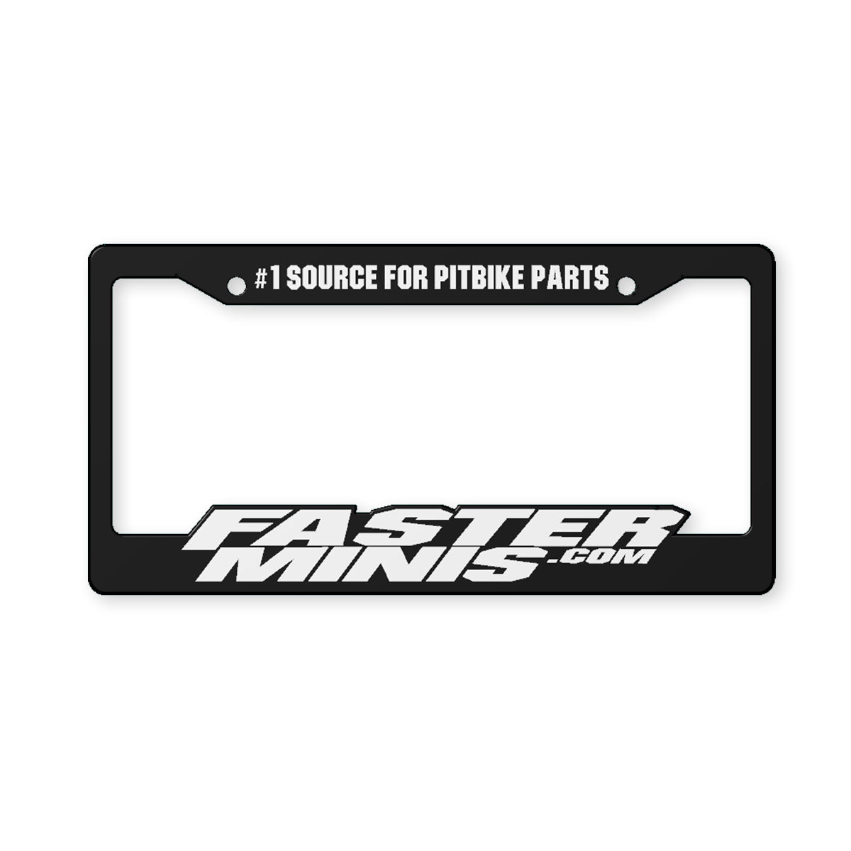 Faster Minis License Plate Frame