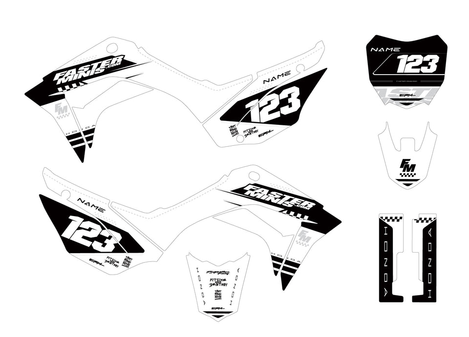 Faster Minis Graphics Kit - 19-Present CRF110